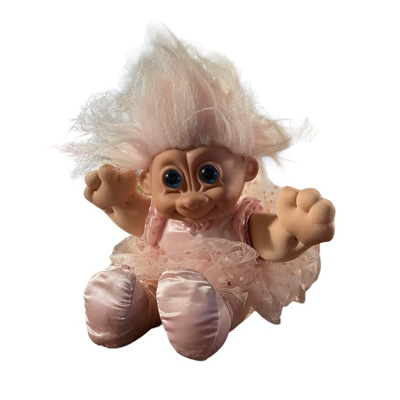 Russ | Toys | Vintage Russ Berrie Ballerina Troll Doll Stuffed Toy Doll ...
